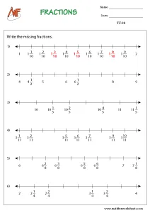 Adding Fractions Worksheet