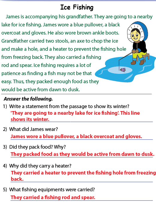 Reading Comprehension Reading Comprehension Worksheets Reading